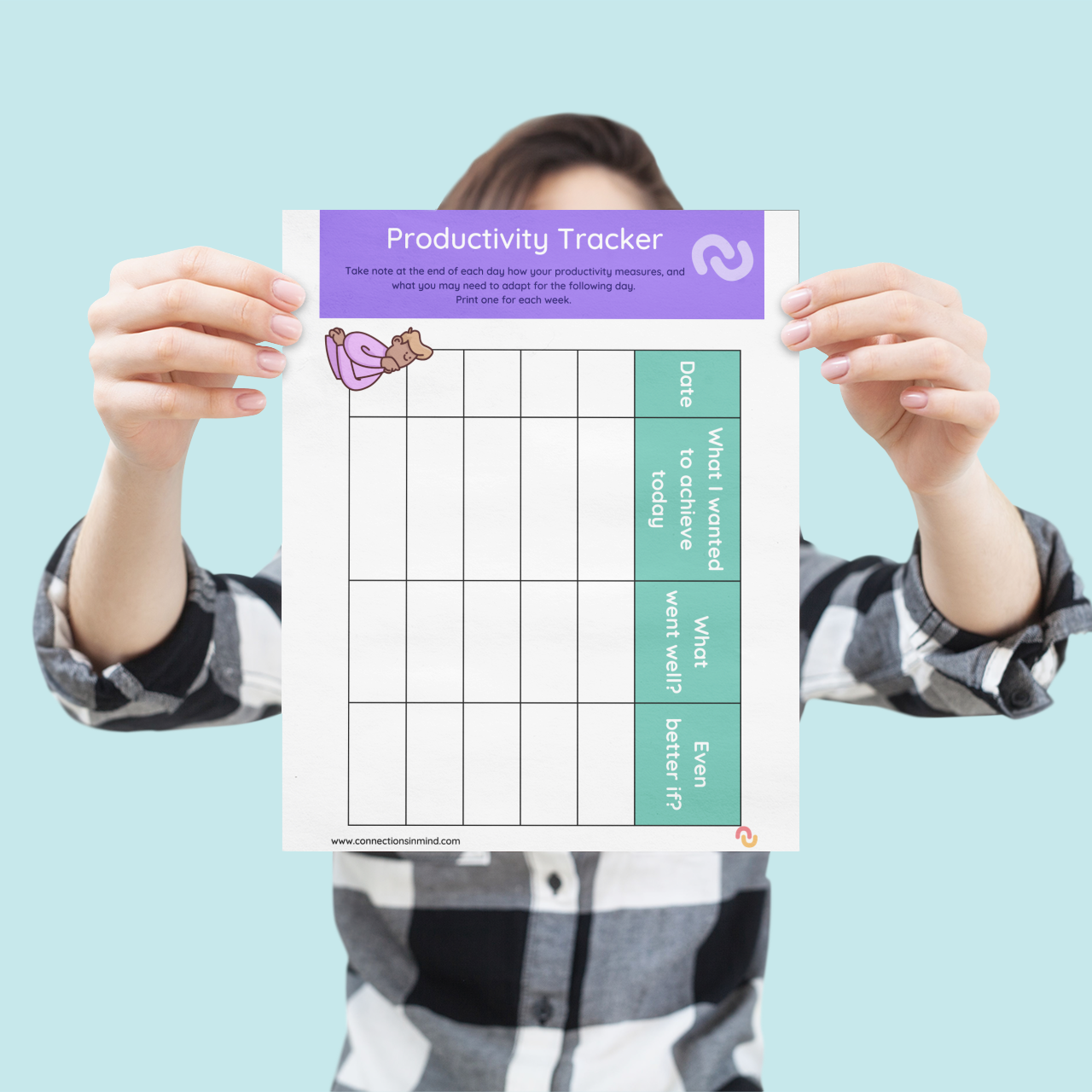 Productivity Tracker - Worksheet - Brain Hub