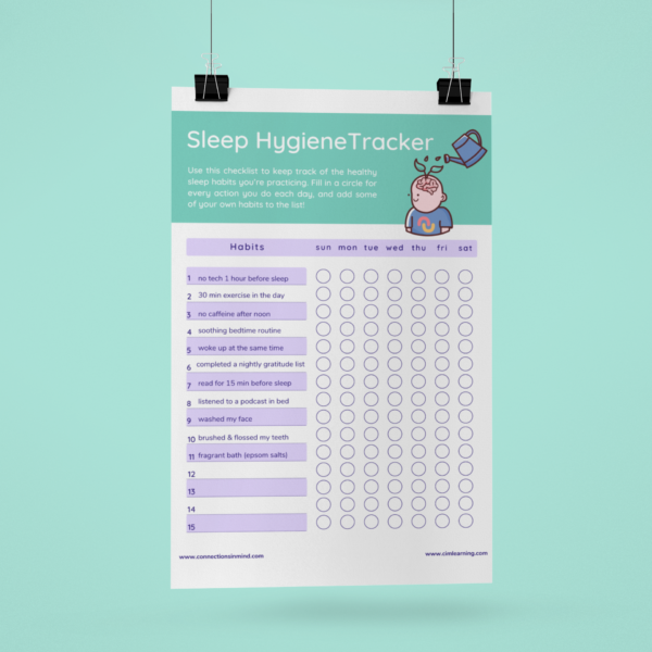 Sleep Hygiene Tracker Worksheet - Brain Hub